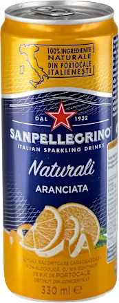 SANPELLEGRINO
Naturali ARANCIATA - gazirani sok sa ukusom pomorandže, 0,33 l
