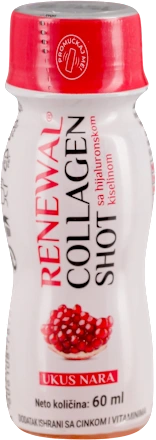 RENEWAL
COLLAGEN SHOT - ukus nara, 60 ml
Dodatak ishrani