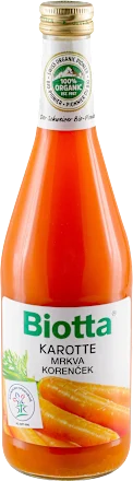 Biotta
Mutni sok od organske šargarepe, 500 ml