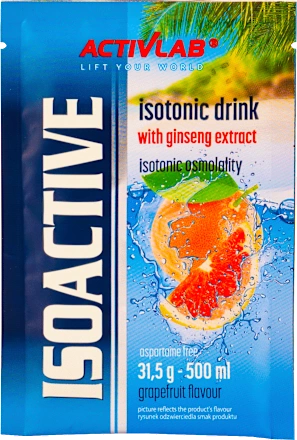 ACTIVLAB
ISOACTIVE - isotonic drink grejpfrut, 31,5 g