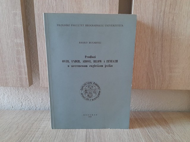 Ranko Bugarski - Predlozi over, under, above, below