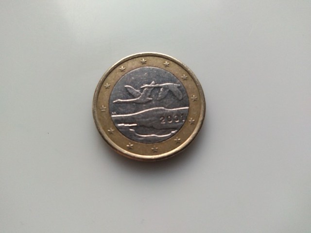 1 euro Finska 2001.
