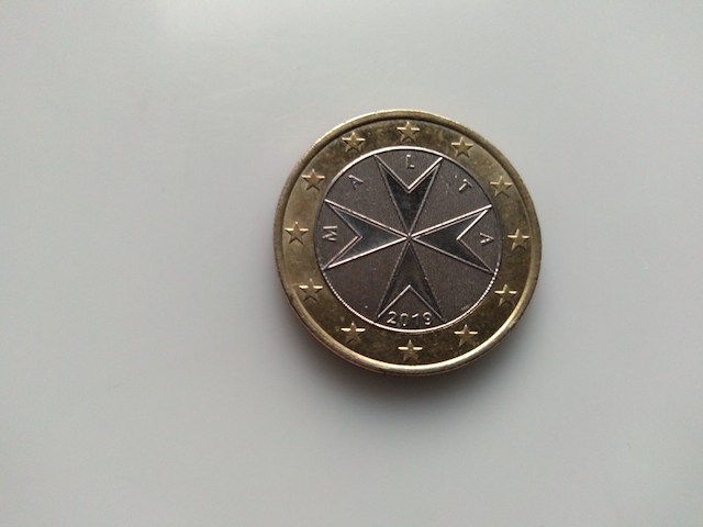 1 euro Malta 2019.