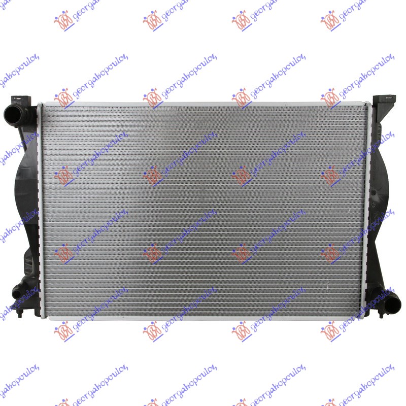 HLADNJAK MOTORA 2.4/2.8-3.0-3.2 (MAN) (68×44) (NRF) AUDI A6 2008-2010 (4FH/4F2/4F5) (OEM: 4F0121251L, 4F0121251T)