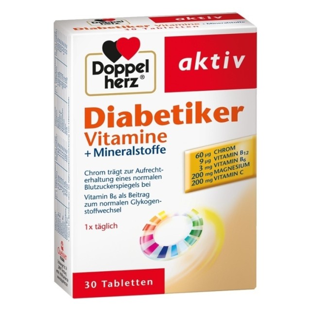 DOPPELHERZ AKTIV VITAMINI ZA DIJABETIČARE 30 TABLETA