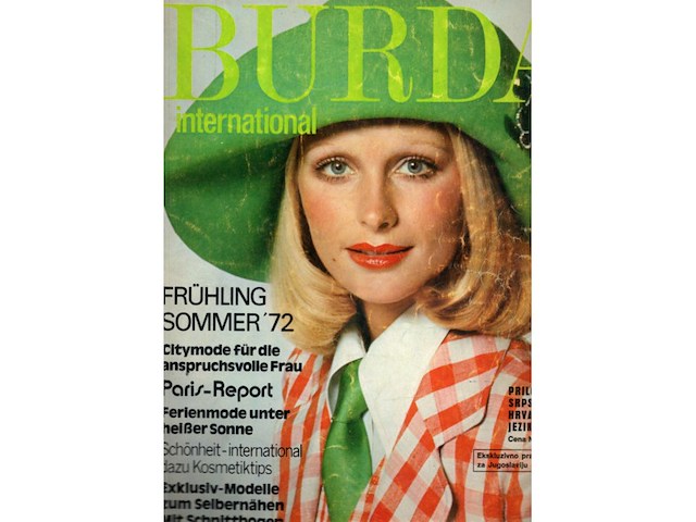 Burda international prolece leto 1972