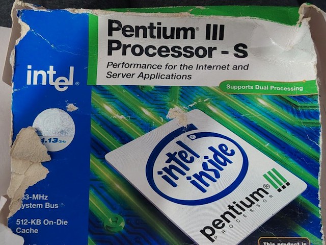 Intel Pentium IIIS Procesor+kuler+leziste pg370-Novo !
