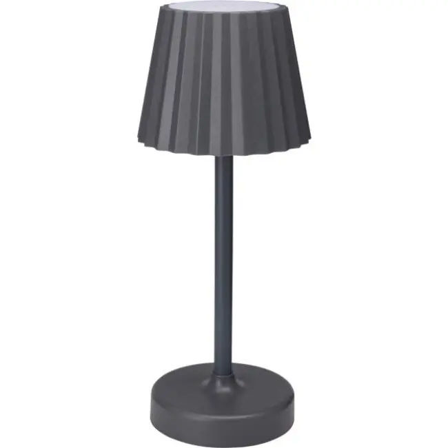 Lampa stona 10x26cm siva koopman
