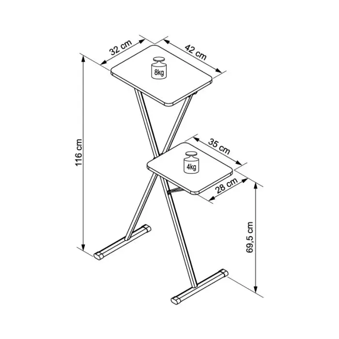 VEGA AVX 12 B stalak za projektor