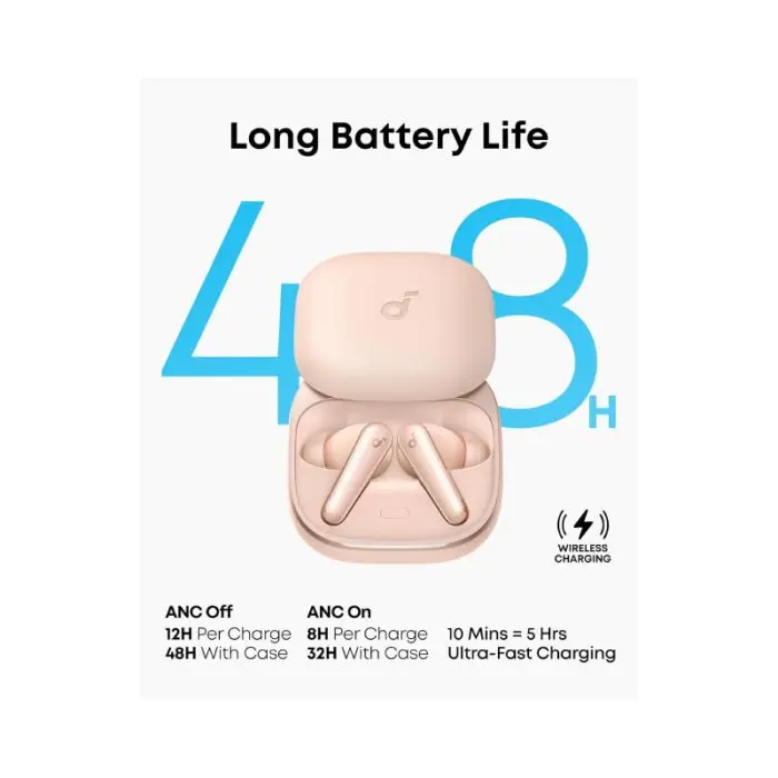 ANKER Soundcore Liberty 5 TWS ANC BT bubice sa mikrofonom roze