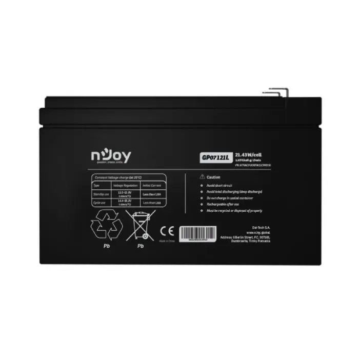 NJOY GP07121L baterija za UPS 12V 5Ah (BTVACFUOBTA1LCW01B)