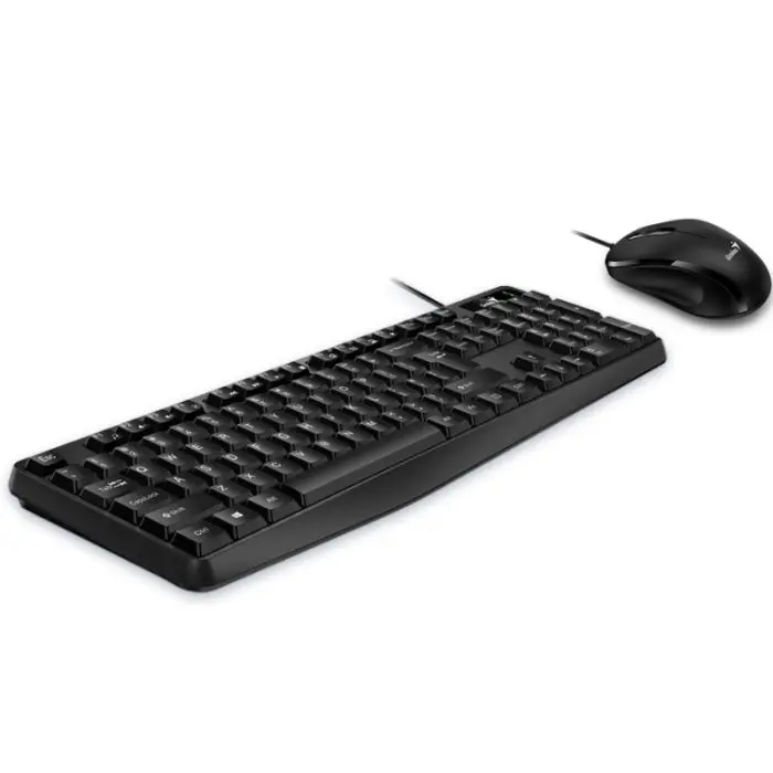GENIUS KM-170 USB US crna tastatura+ USB crni miš