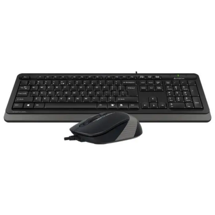 A4 TECH FM10 F1010 FSTYLER USB US siva tastatura + USB sivi miš