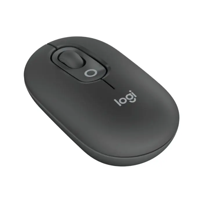 LOGITECH Pop Mouse with Emoji, graphite miš