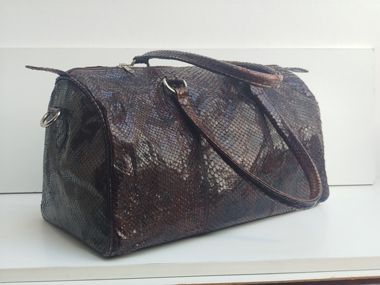 veca vintage torba od prave zmijske koze