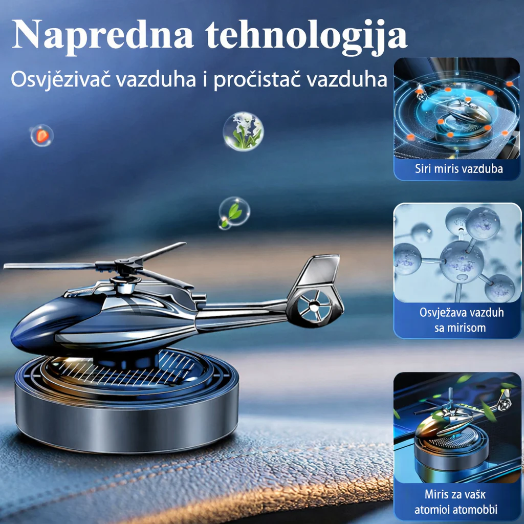 Difuzer za automobil u obliku helikoptera