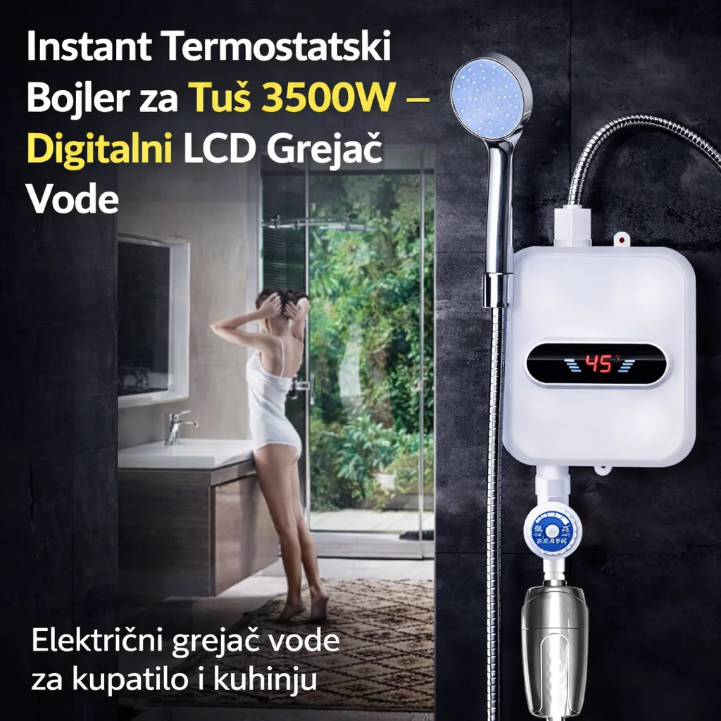 Digitalni LCD Grejač Vode