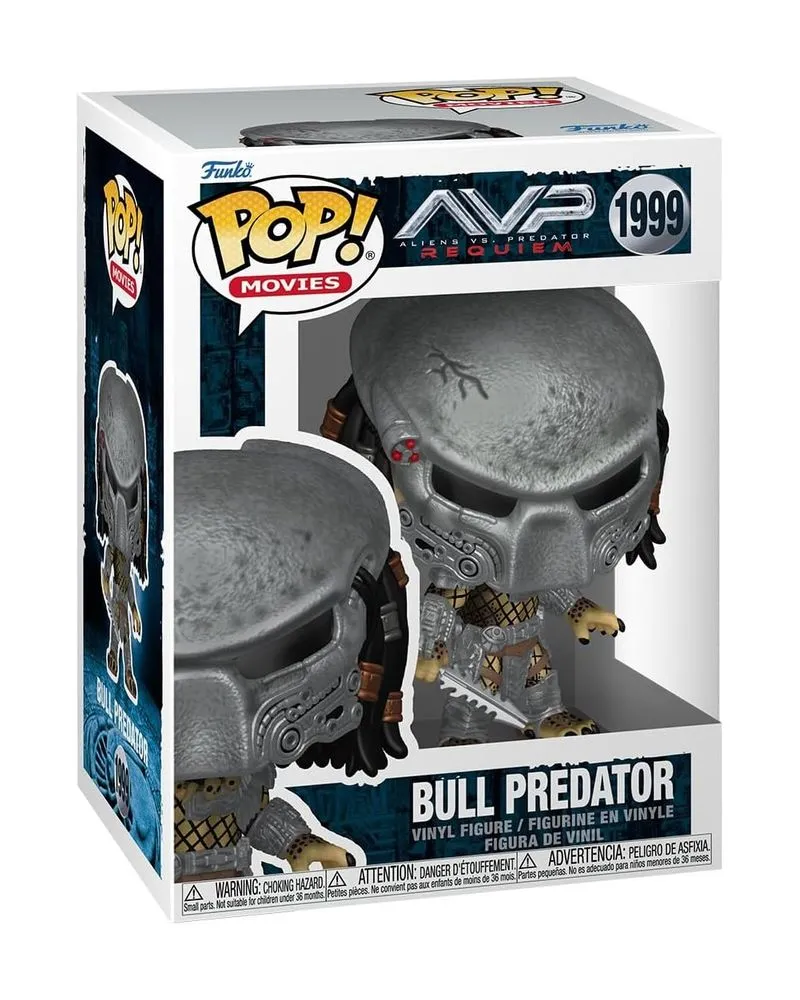 Bobble Figure Movies - Alien Vs Predator Requiem POP! - Bull Predator #1999