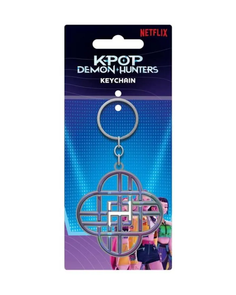 Privezak Pyramid - KPop Demon Hunters - Huntrix Logo Keychain