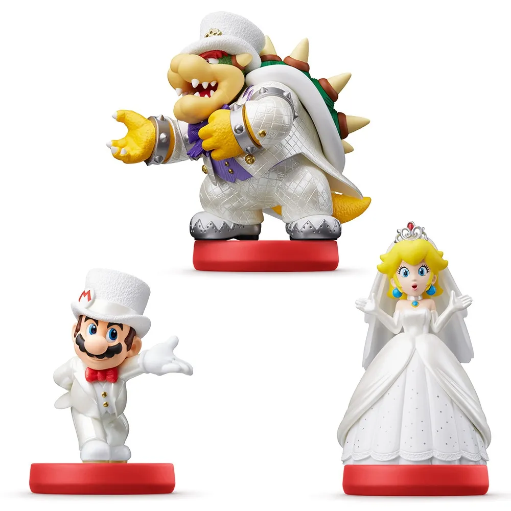 Amiibo Super Mario Odyssey - Mario, Peach & Bowser Triple Pack