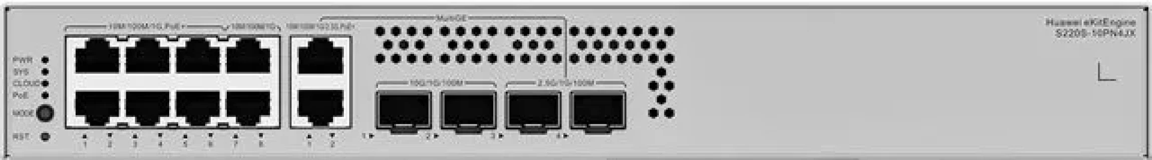 Huawei eKit Switch L2 S220S-10PN4JX, 10p; 2xSFP+; PoE 128W
