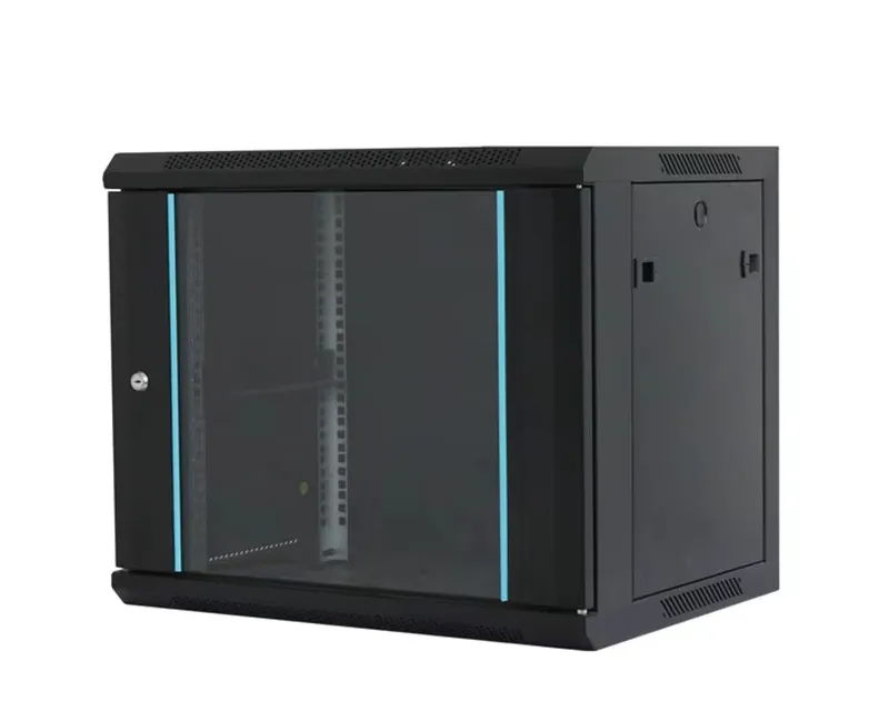 MAXPRO LINE Rack orman nazidni, 9U, 600x600, staklena vrata