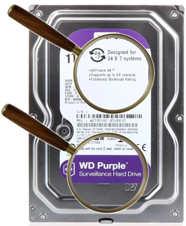 HDD 3.5 * 1TB WD10PURX WD Purple 24/7 5400RPM 64MB SATA3