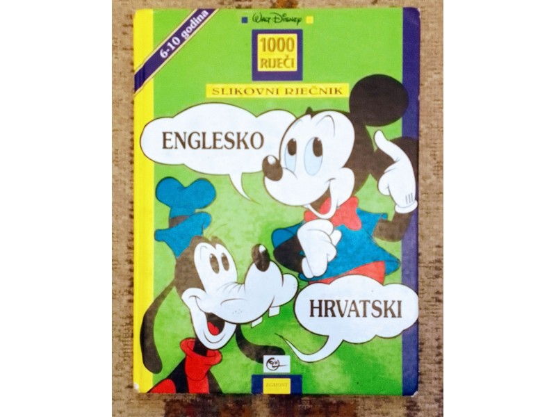 Walt Disney engleski slikovni rečnik RETKO
