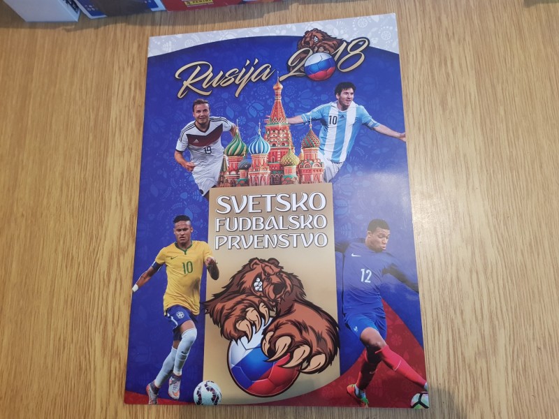 Prazan album - Svetsko fudbalsko prvenstvo Rusija 2018