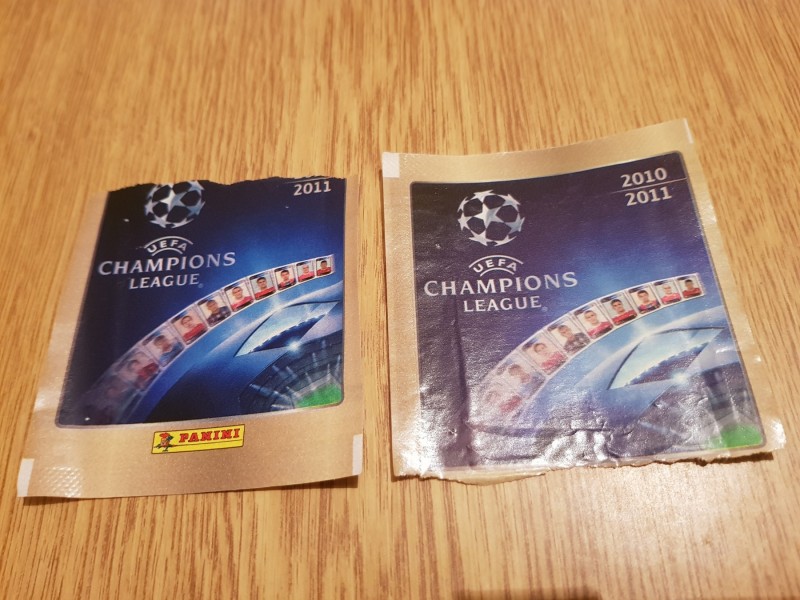 Kesice prazne Champions League 2010-2011 (Panini),30kom