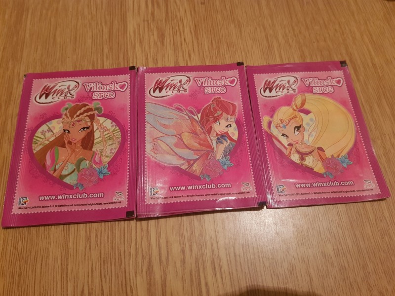 Kesice Winx club - Vilinsko srce (Luxor) 3 razlicite