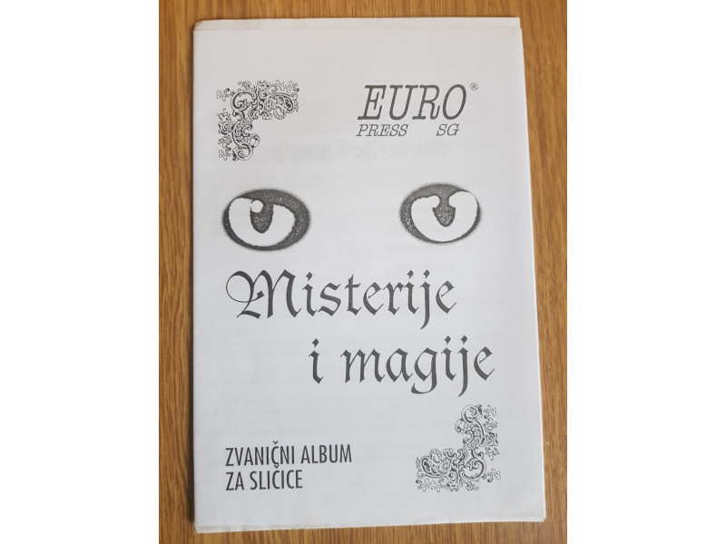 Prazan album - Misterije i Magije (Edis) - prevod