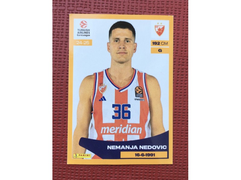 Panini Evro Liga Zvezda br 142