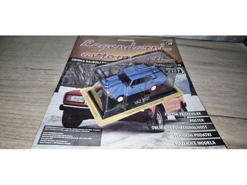 DeAgostini Legendarni Automobili VAZ 2107 1:43