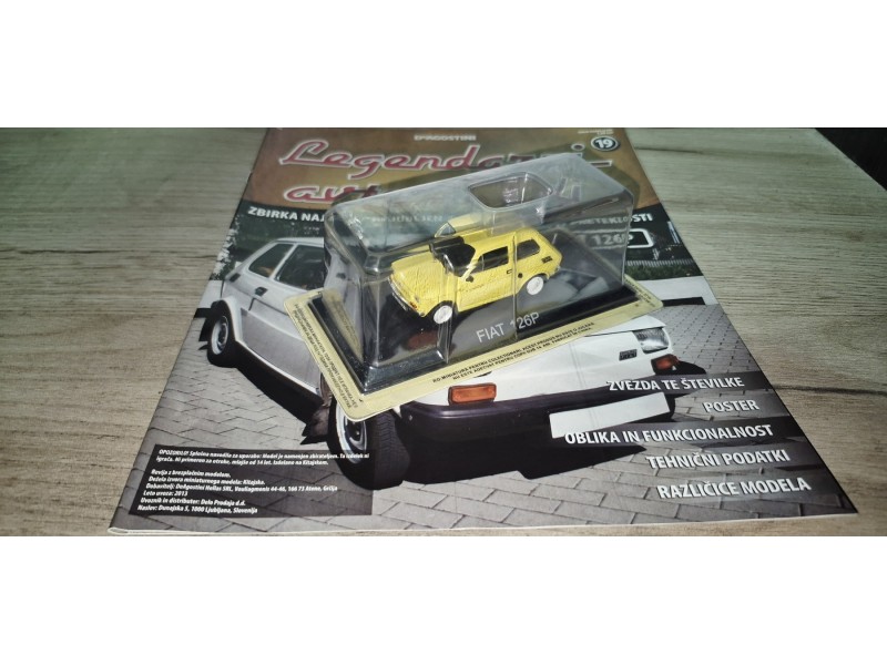 DeAgostini Legendarni Automobili Fiat 126P 1:43