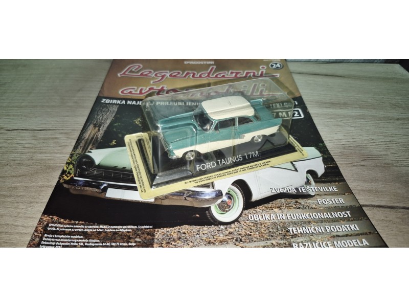 DeAgostini Legendarni Automobili Ford Taunus 17M 1:43