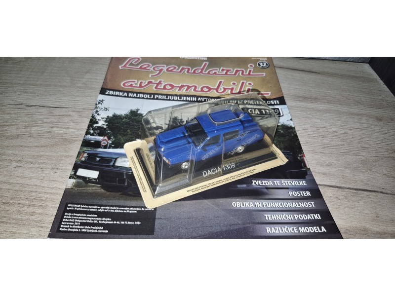 DeAgostini Legendarni Automobili Dacia 1309 1:43