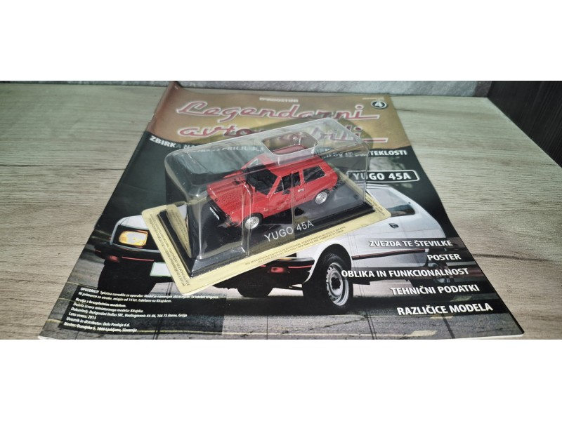 DeAgostini Legendarni Automobili Yugo 45A 1:43