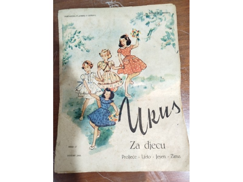 Ukus časopis za decu iz 1949. god