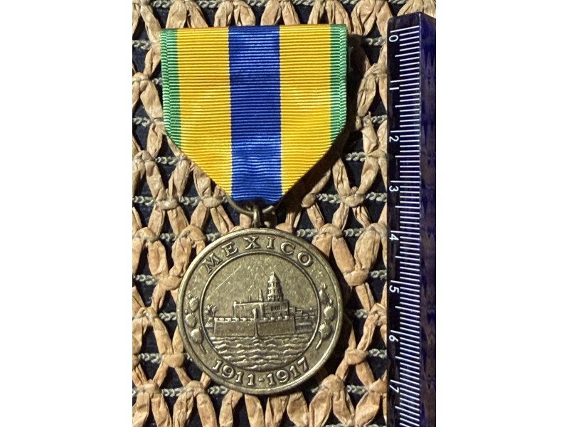 medalja Meksiko 1917.god. Mornarica SAD Amerika