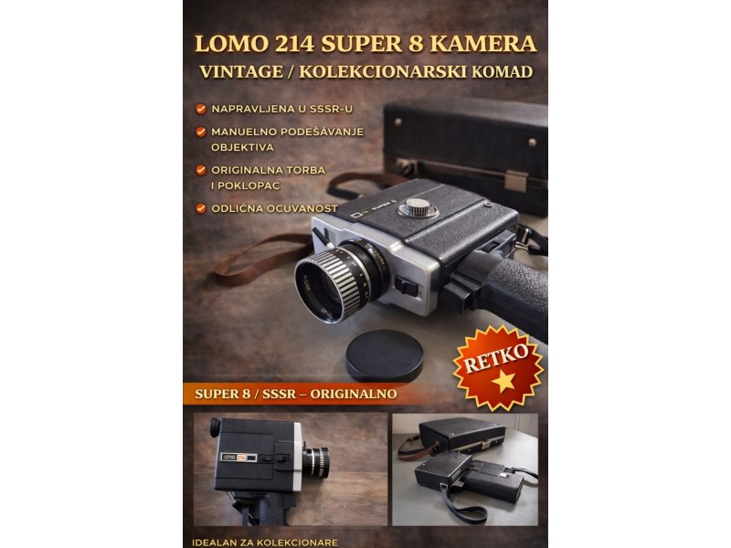 LOMO 214 SUPER 8 KAMERA