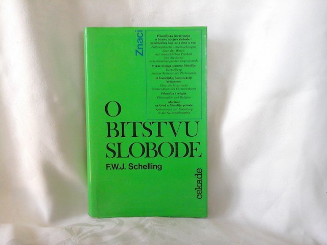 O bitstvu slobode Schelling Šeling