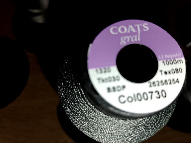 Konac Coats 30 / veliki kalem / sivi