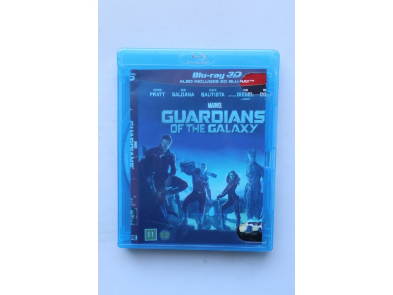 Guardians of the Galaxy Blu-ray 3D i Blu-ray disc