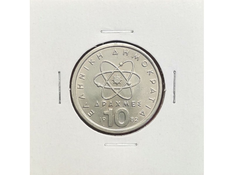 3200 - 10 Drachmes 1982. Grčka