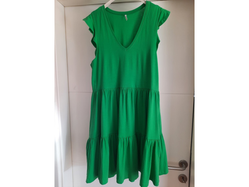 Only zelena haljina vel.M ili 40 nova