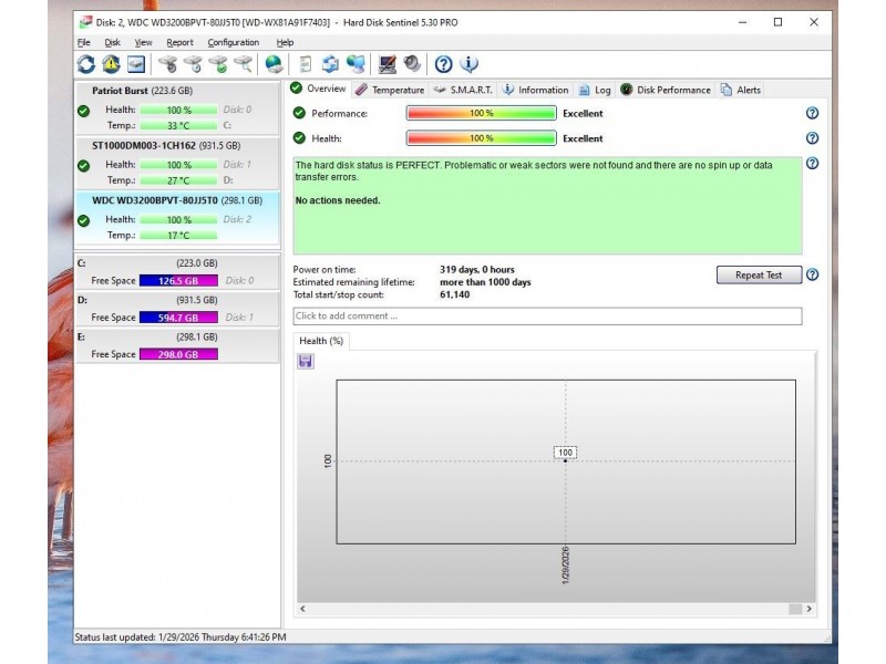 6. 320 GB SATA II (100-100) Hard disk 2.5