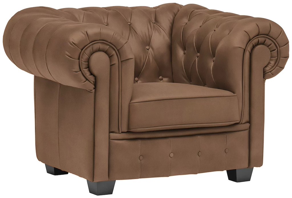 Landscape CHESTERFIELD FOTELJA 115/76,5/96 cm , braon
