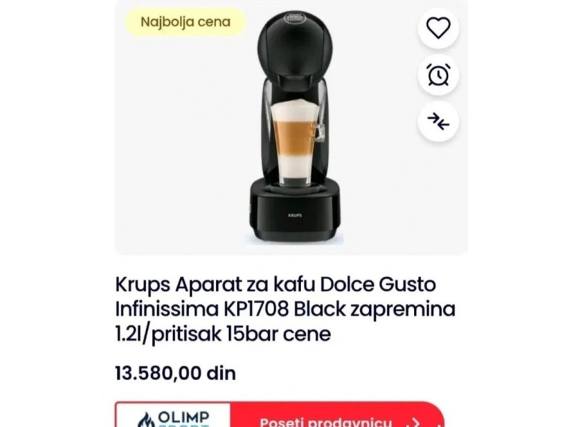 Dolce Gusto Krups aparat - NOVO