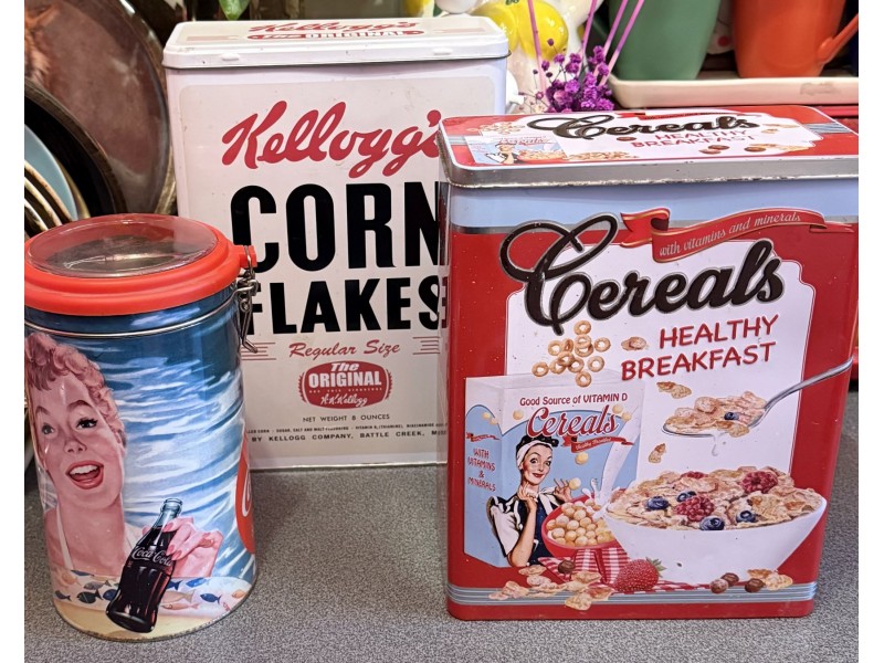 Kellogg’s, Cereals i Coca Cola metalne kutije